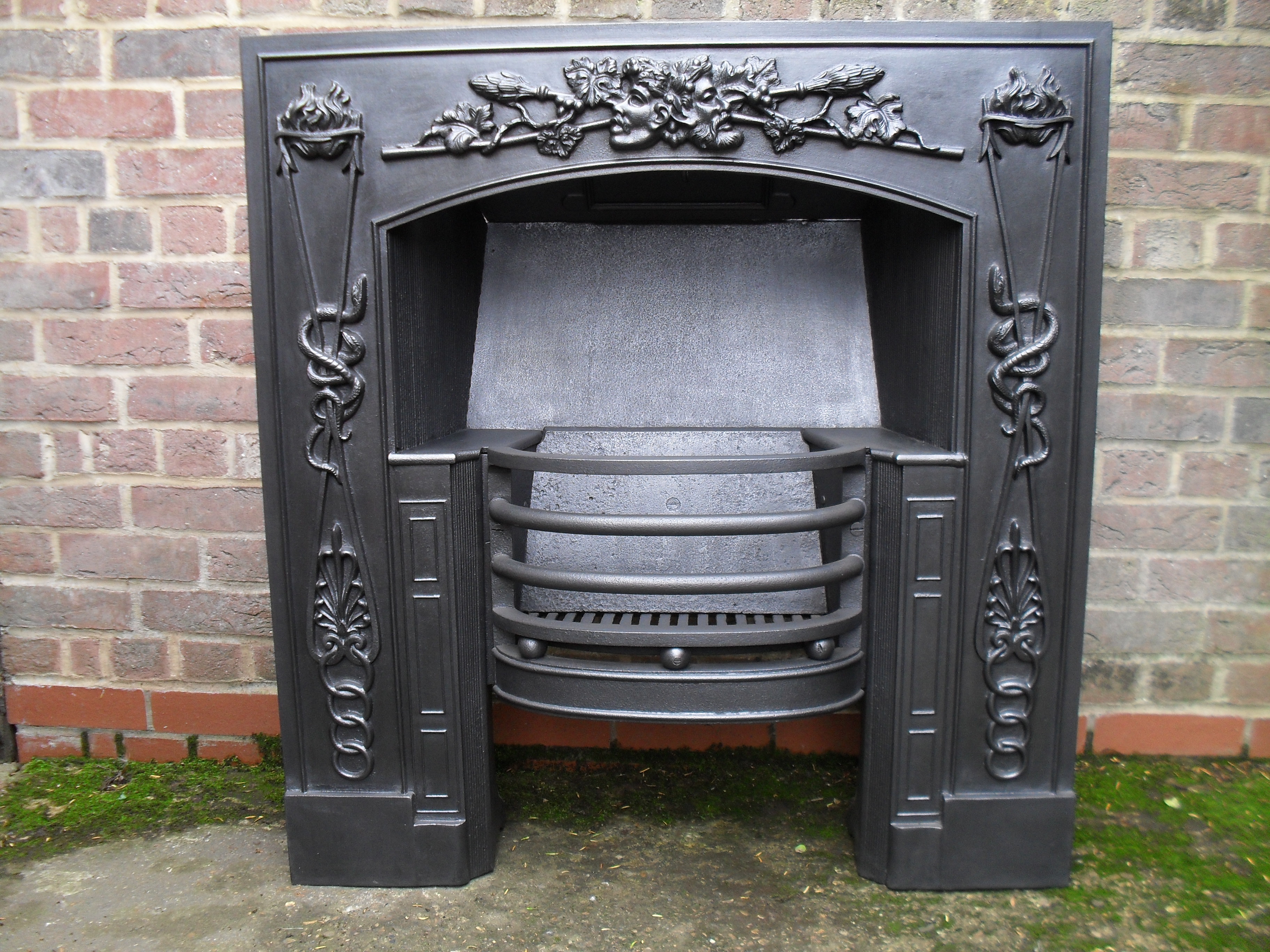 CI75 – Early victorian cast iron hob – Adelphi Antiques – Original ...